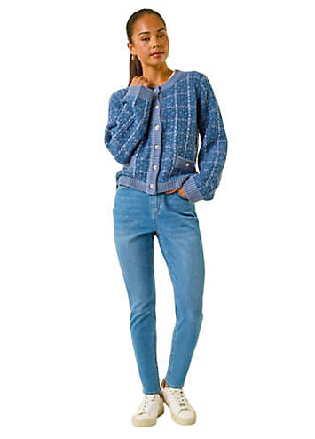 Roman Petite Buttoned Knit Cardigan | Kaleidoscope