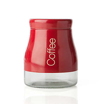 Sabichi Red Coffee Canister | Kaleidoscope