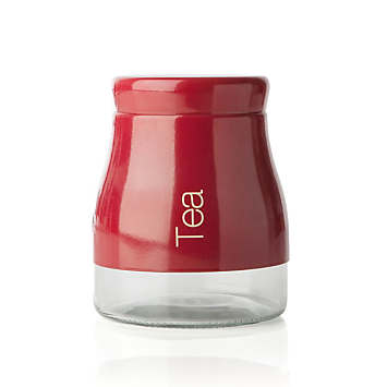 Sabichi Red Tea Canister | Kaleidoscope