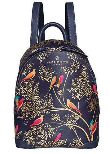 Sara Miller Smokey Blue Birds Mini Backpack | Kaleidoscope