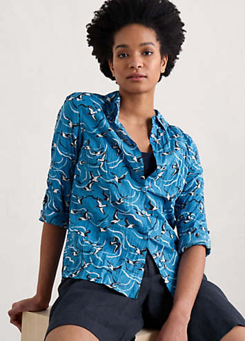 Seasalt Cornwall Blue Larissa Shirt | Kaleidoscope