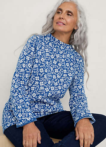 Seasalt Cornwall Blue Shore Sighting Top | Kaleidoscope