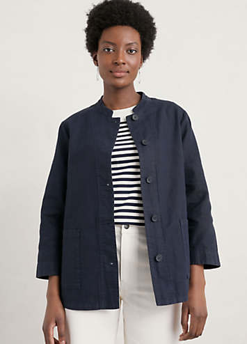 Seasalt Cornwall Clear Bloom Jacket | Kaleidoscope