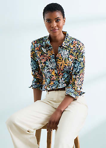 Seasalt Cornwall Multi Larissa Organic Cotton Shirt | Kaleidoscope
