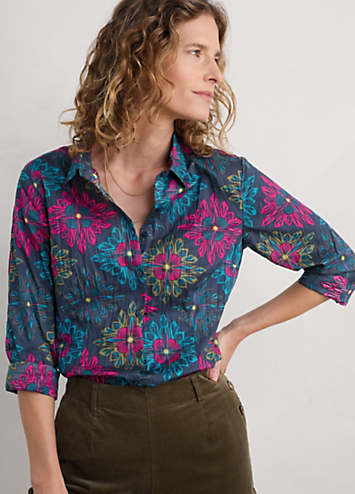 Seasalt Cornwall Multi Larissa Organic Cotton Shirt | Kaleidoscope