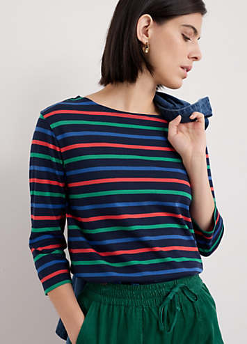 Seasalt Cornwall Multi Sailor Top | Kaleidoscope