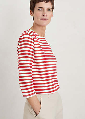 Seasalt Cornwall Red Sailor Top | Kaleidoscope