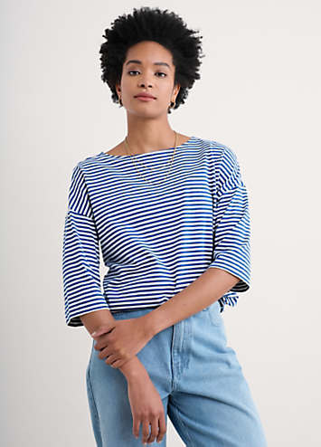 Seasalt Cornwall Tremayne Quay Jersey Top | Kaleidoscope