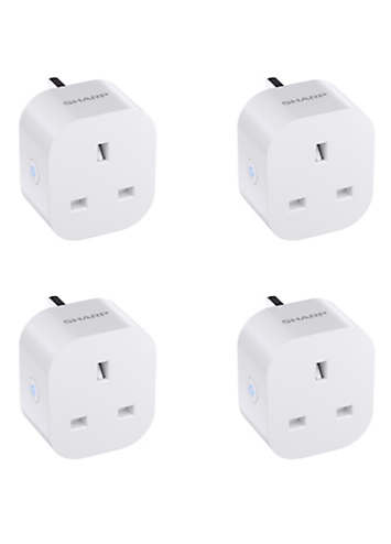 Sharp Energy Monitoring Smart Plug - 4 Pack | Kaleidoscope
