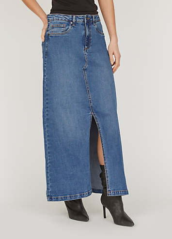 Sisters Point Long Skirt with High Split in Front | Kaleidoscope