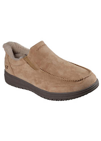 Skechers Tan Murette Moc Toe Faux Fur Slip-Ins | Kaleidoscope