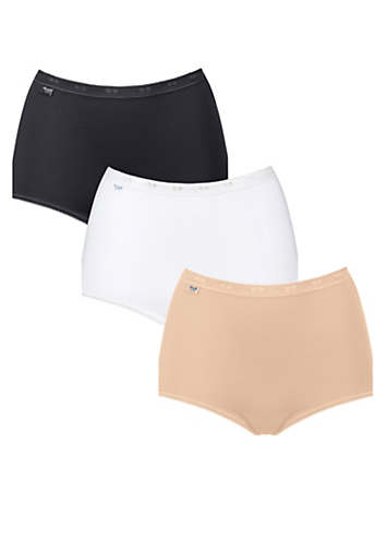 Sloggi Pack 3 Maxi Briefs | Kaleidoscope