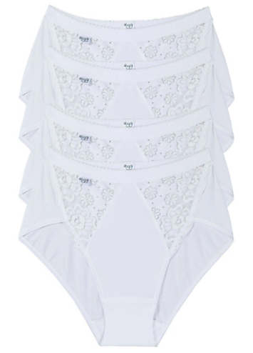 Sloggi Pack of 4 Chic Lace Midi Briefs | Kaleidoscope