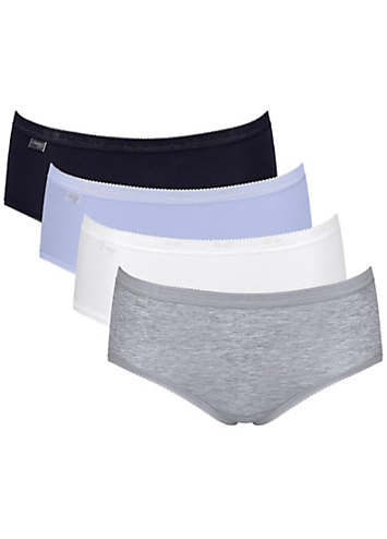 Sloggi Pack of 4 Midi Briefs | Kaleidoscope