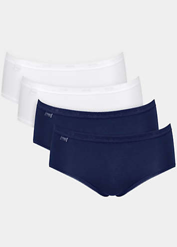 Sloggi Pack of 4 Midi Briefs | Kaleidoscope