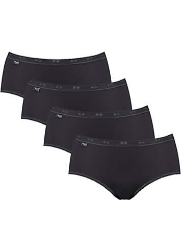 Sloggi Pack of 4 Midi Briefs | Kaleidoscope