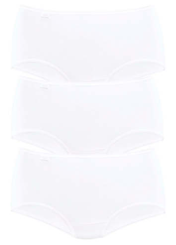 Sloggi Sloggi Pack of 3 Picot Edge Midi Briefs | Kaleidoscope