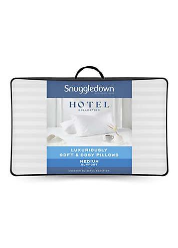 Snuggledown Hotel Collection Luxuriously Soft & Cosy Medium Support x4 ...
