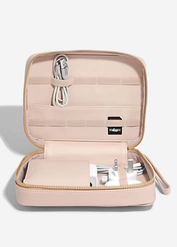 Stackers Blush Pink Cable Tidy Tech Organiser | Kaleidoscope
