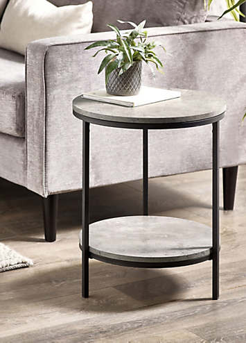 Staten Round Lamp Table | Kaleidoscope