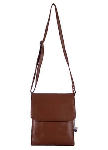 Storm London Alessia Leather Cross-Body Bag - Brown | Kaleidoscope