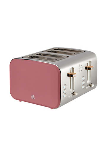 Swan Nordic 4 Slice Toaster ST14620FUS - Fuchsia Rose | Kaleidoscope