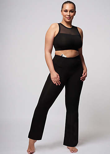 TLC Sport Extra Strong Compression Curve Bootcut Leggings with Tummy ...
