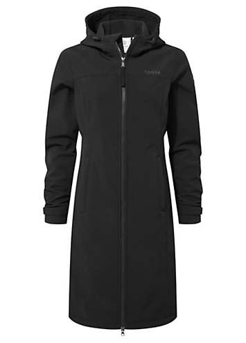 TOG24 Maribel Womens Extra Long Softshell Jacket | Kaleidoscope