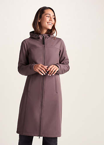 TOG24 Marina Women’s Extra Long Softshell Jacket | Kaleidoscope