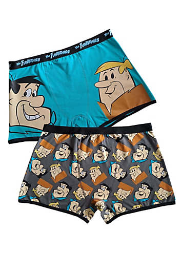 The Flintstones Men’s Pack of 2 Comfort Boxer Shorts Gift Pack ...