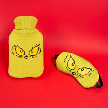 The Grinch Hot Water Bottle & Sleep Mask Set | Kaleidoscope