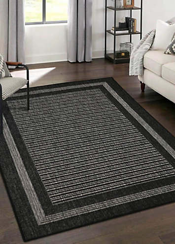 The Homemaker Rugs Collection Gel Backed Border Rug | Kaleidoscope