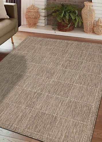 The Homemaker Rugs Collection Gel Backed Check Rug | Kaleidoscope