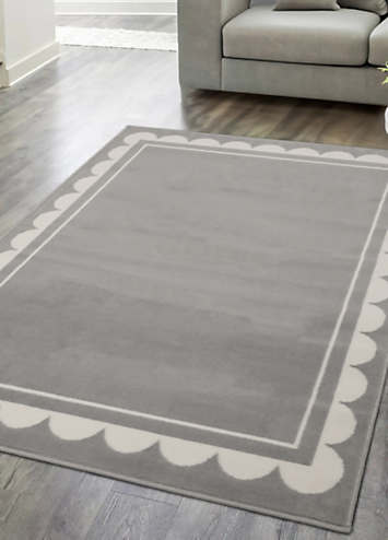 The Homemaker Rugs Collection Maestro Scalloped Rug | Kaleidoscope