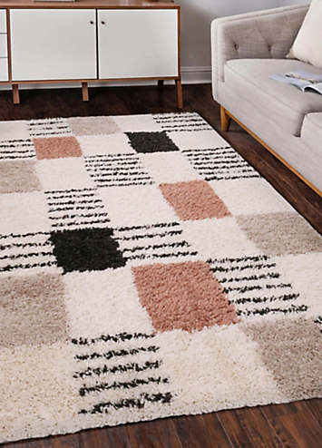 The Homemaker Rugs Collection Nomad Squares Rug | Kaleidoscope