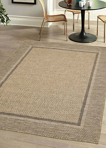 The Homemaker Rugs Collection Summer Border Indoor/Outdoor Rug ...