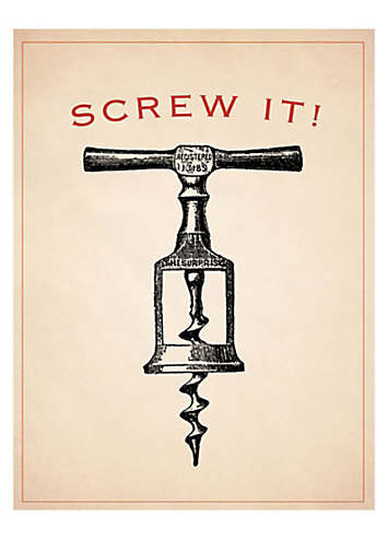 The Original Metal Sign Company Screw It - Metal Wall Sign | Kaleidoscope