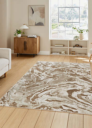 Think Rugs Tidal Natural Rug | Kaleidoscope