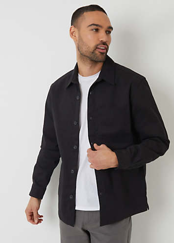 Threadbare Cotton Twill Shacket | Kaleidoscope