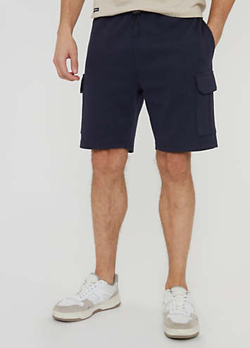 Threadbare Men’s ’Wolf’ Fleece Shorts - Navy | Kaleidoscope