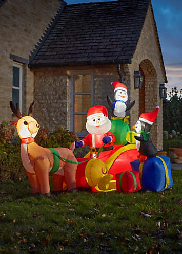 Three Kings Santa’s Sleigh Ride Inflatable | Kaleidoscope