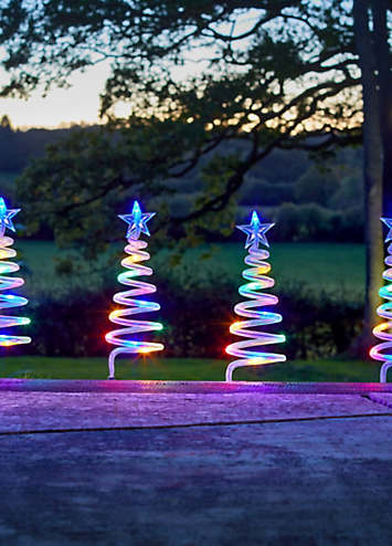 Three Kings TreeSpiral Stakes - Multi Coloured | Kaleidoscope