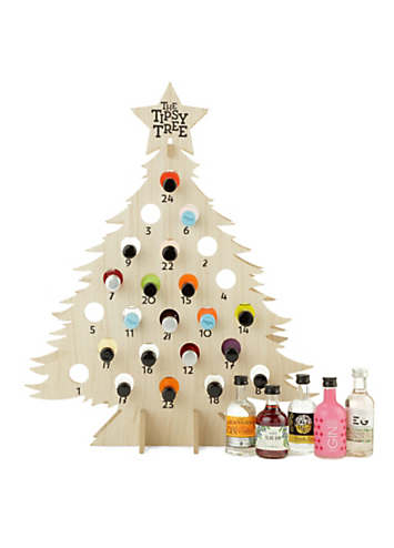 Tiny Tipsy Tree Advent Calendar With Gin by Spicers of Hythe | Kaleidoscope