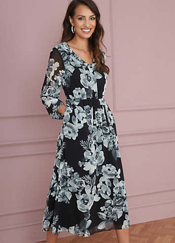 Together Print Midi Dress | Kaleidoscope