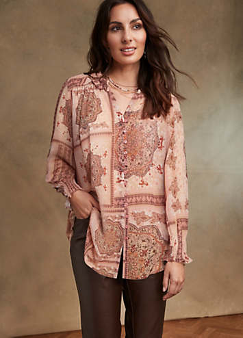 Together Tile Print Blouse | Kaleidoscope
