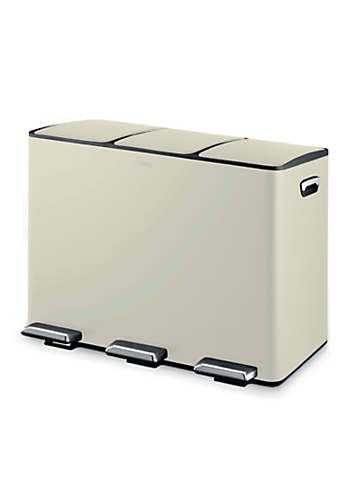 Tower 45L Recycling Pedal Bin - Cream | Kaleidoscope