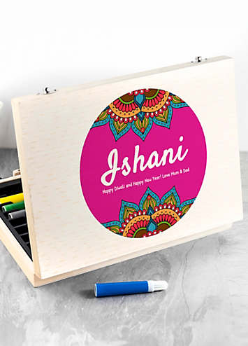 Treat Republic Personalised Diwali Rangoli Colouring Set | Kaleidoscope