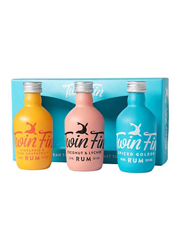 Twin Fin Rum Miniature Gift Set (3 x 5cl) | Kaleidoscope