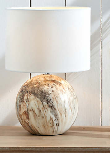 Viejo Natural Stone Effect Ceramic Table Lamp | Kaleidoscope