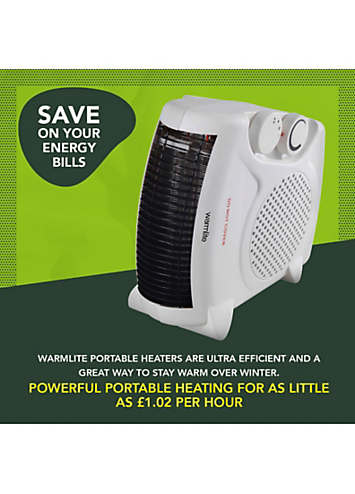 Warmlite 2000W Fan Heater - White | Kaleidoscope